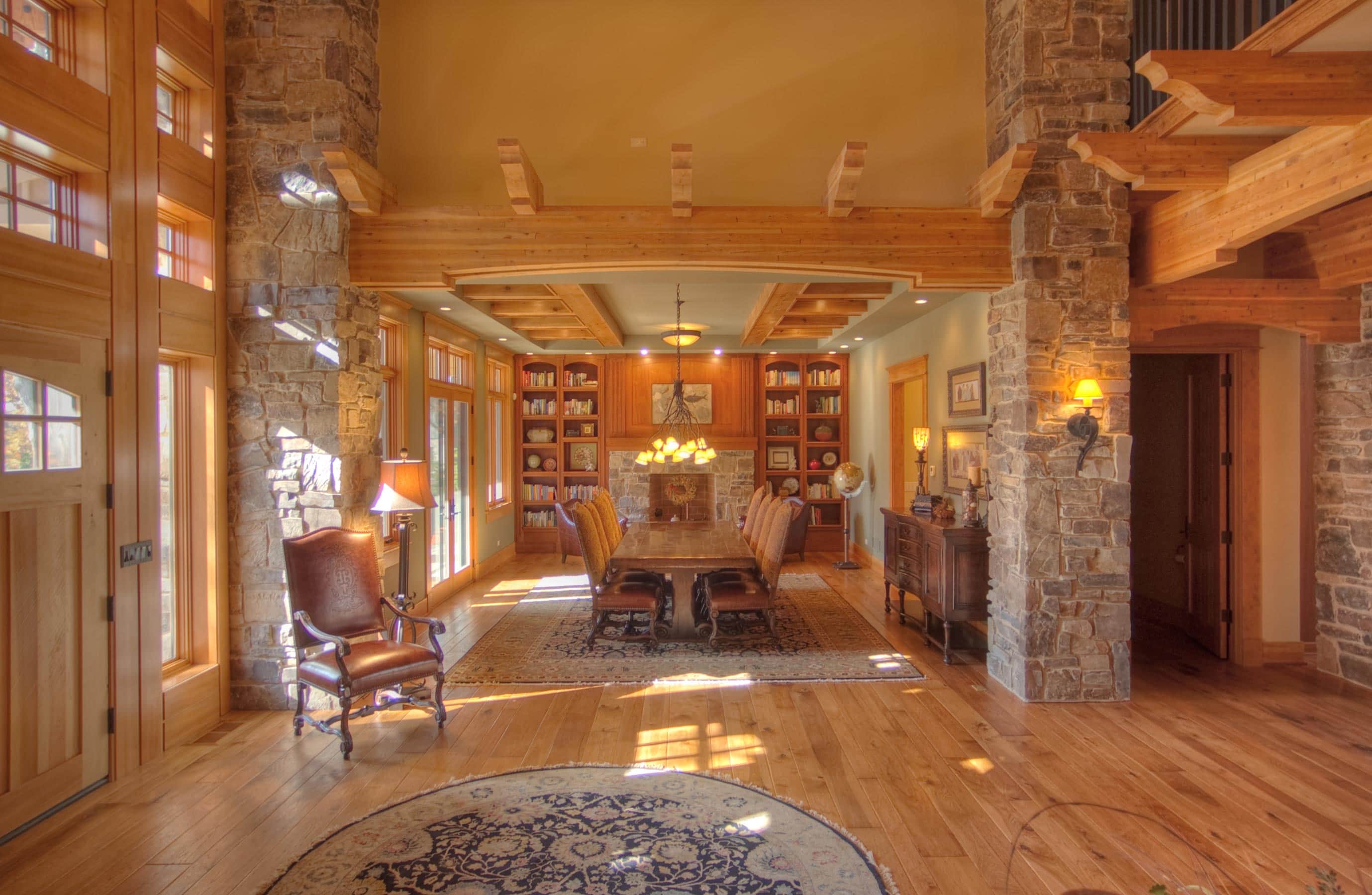 Timber Frame Luxury Western Home