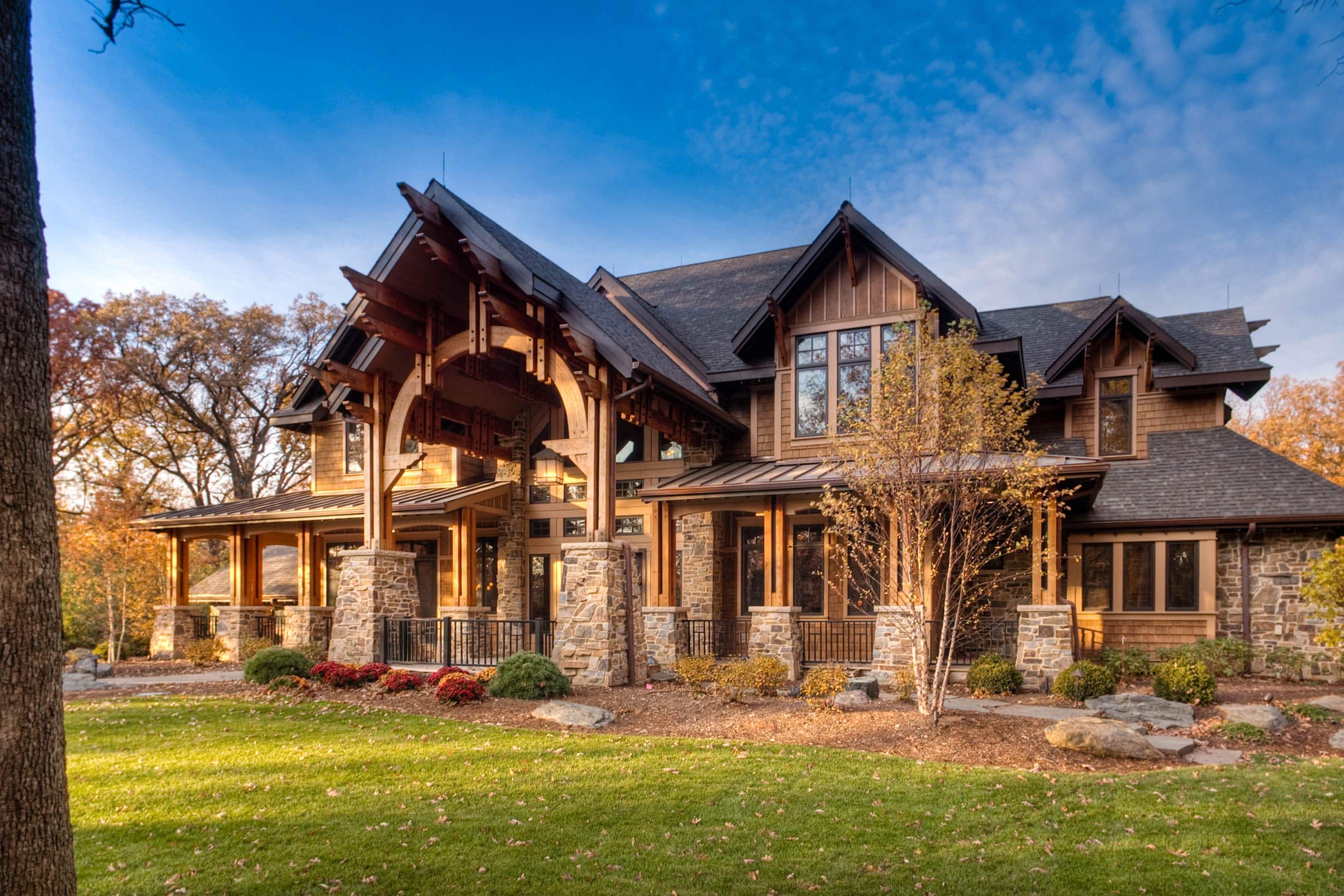 Timber Frame Luxury Western Home