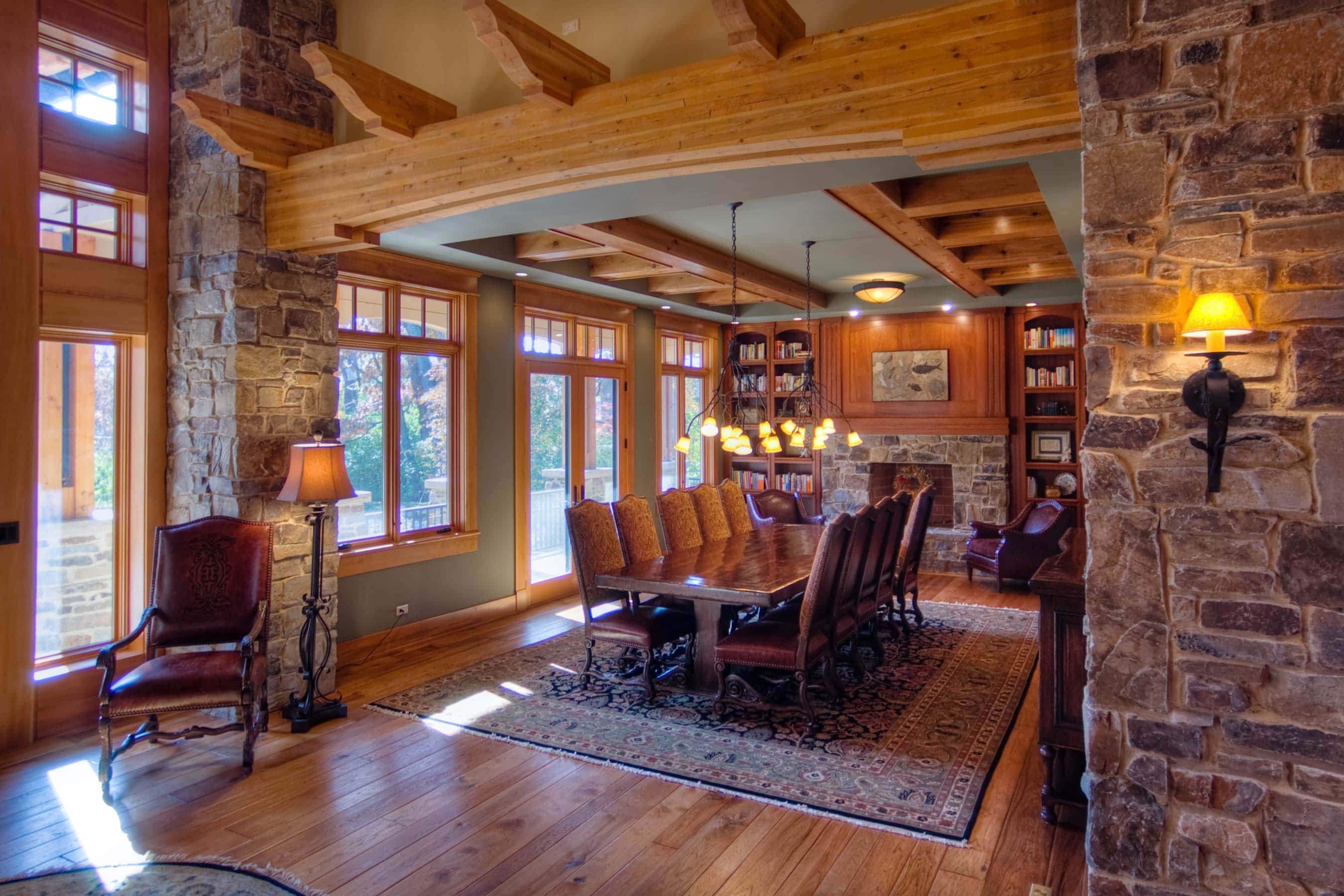 Timber Frame Luxury Western Home