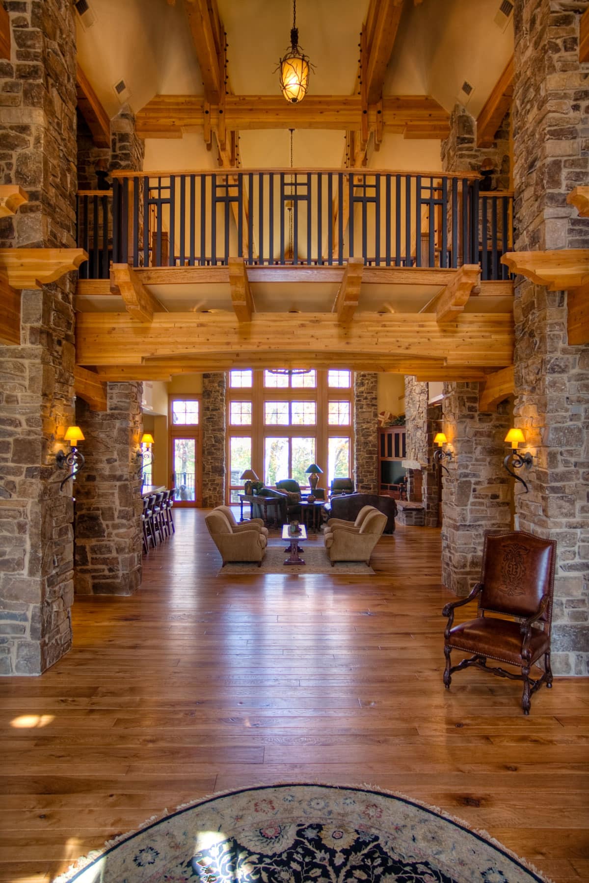 Timber Frame Luxury Western Home