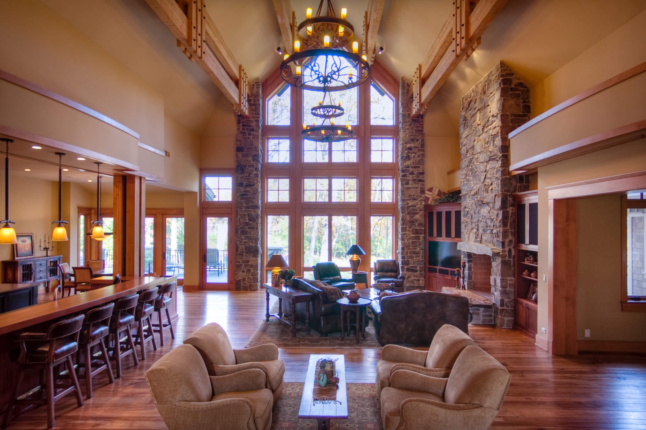 Timber Frame Luxury Western Home