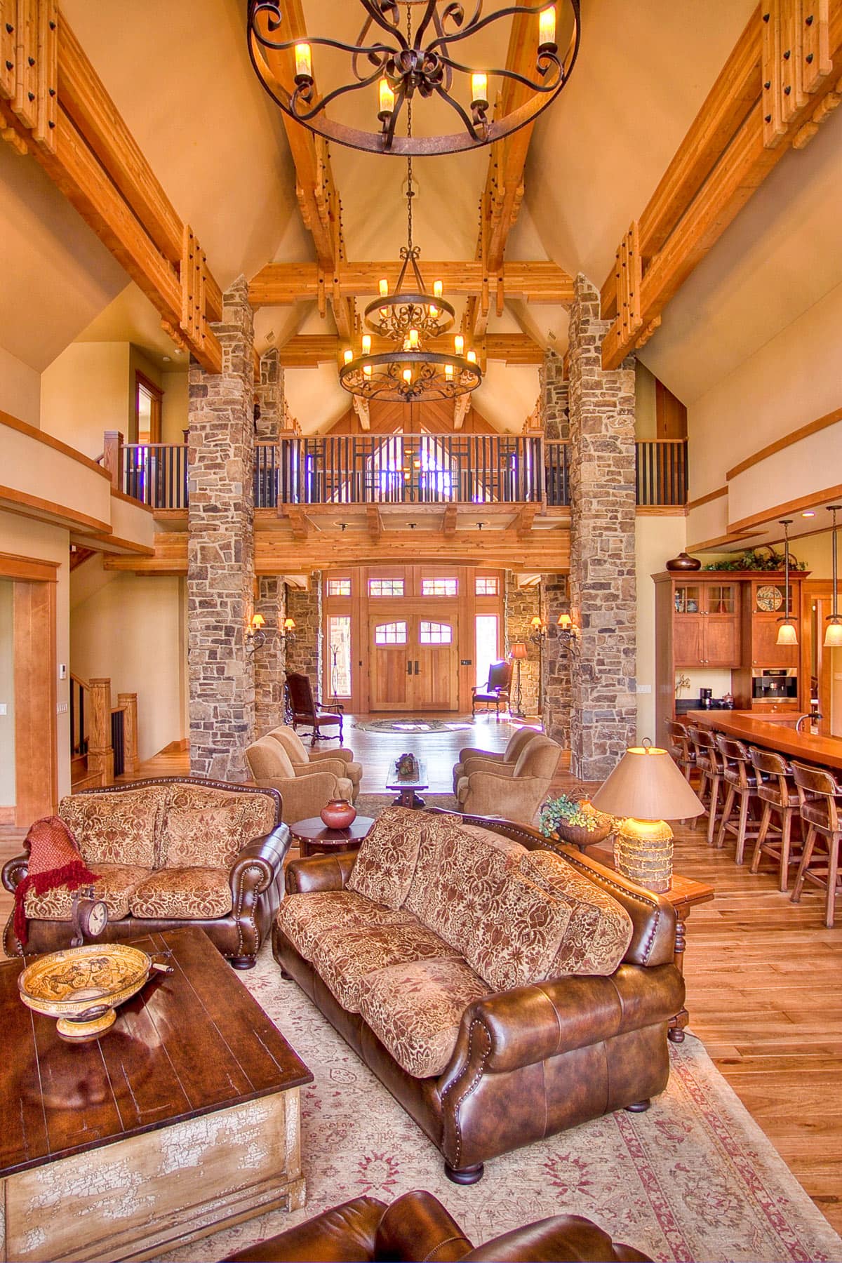 Timber Frame Luxury Western Home
