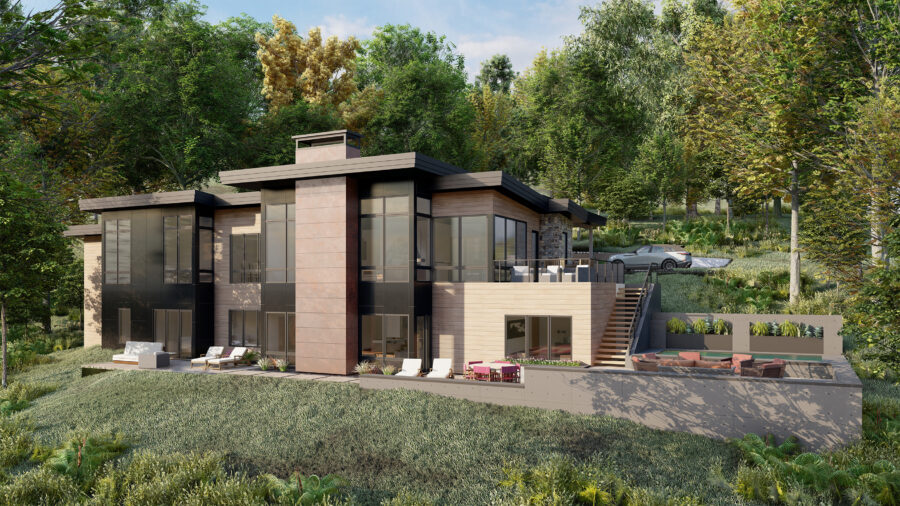 Renderings of Stillwater Architecture House Plans