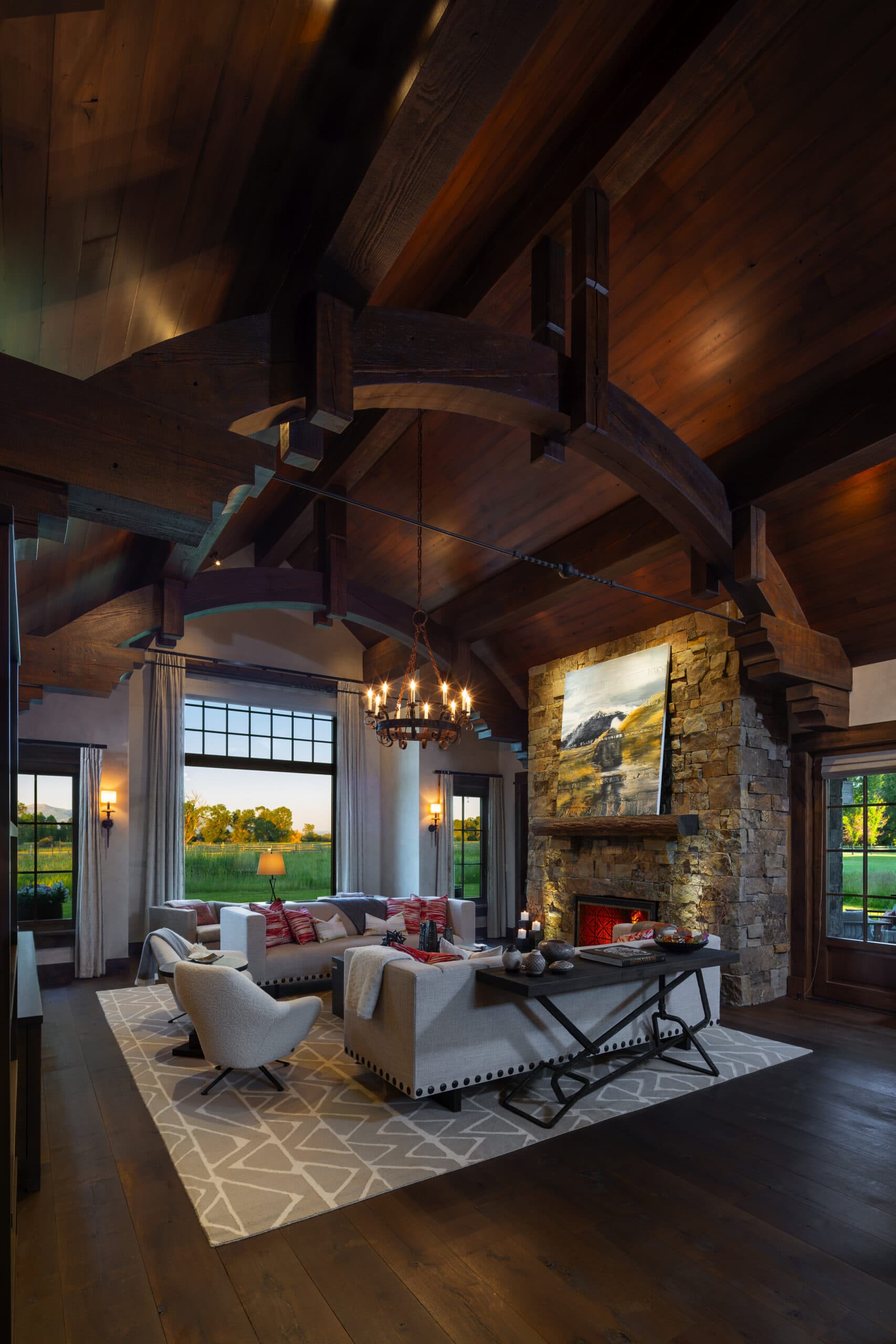 Luxury Guest Ranch Cabin Tour in Bozeman Montana